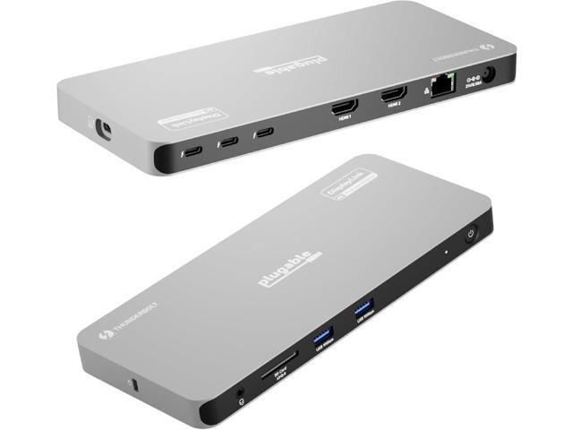 Click here for Plugable Thunderbolt 4 Dock for Quad Monitors 100W... prices