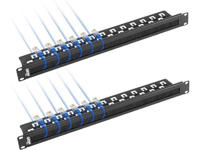 Click here for 1U 2 Pack Brush Panel  Brush Strip Plate for Cable... prices