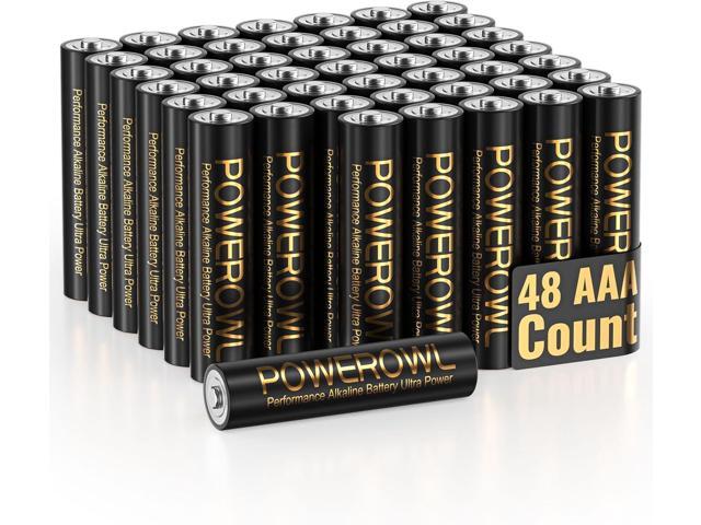 Click here for POWEROWL High-Capacity Alkaline AAA Batteries 48 P... prices