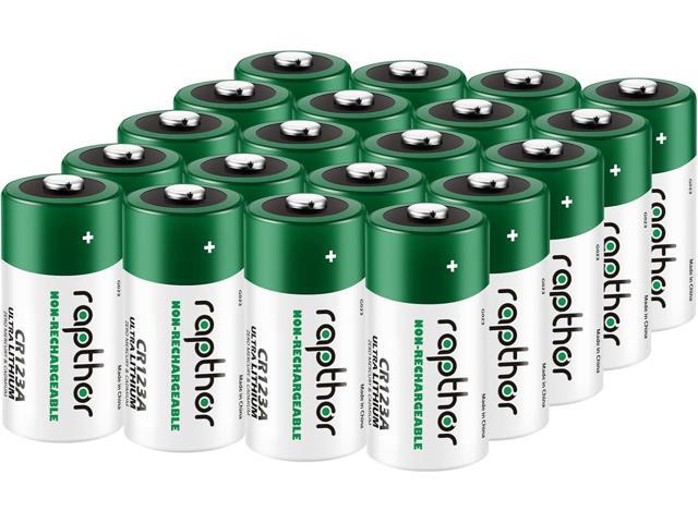Click here for rapthor 1800mAh CR123A 3V Lithium Batteries CR123... prices