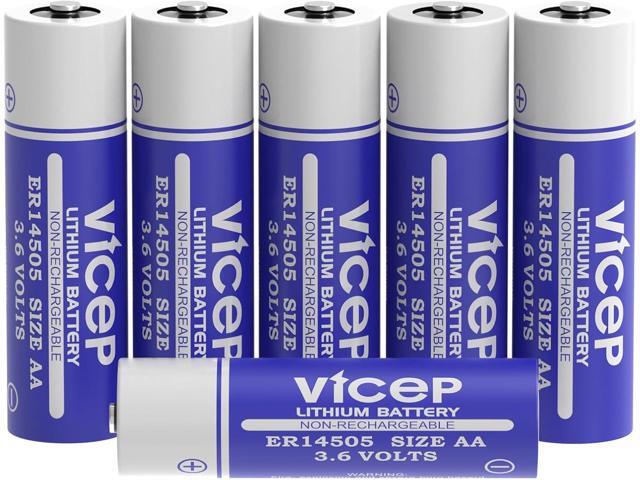 Click here for 6-Pack ER14505 3.6V AA Lithium Battery LS14500 Li-... prices