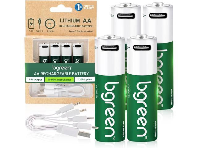Click here for bgreen USB-C Rechargeable AA Batteries  4 Pack  34... prices