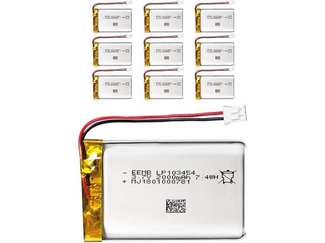 Click here for EEMB 10PACK Lithium Polymer Battery 3.7V 2000mAh 1... prices