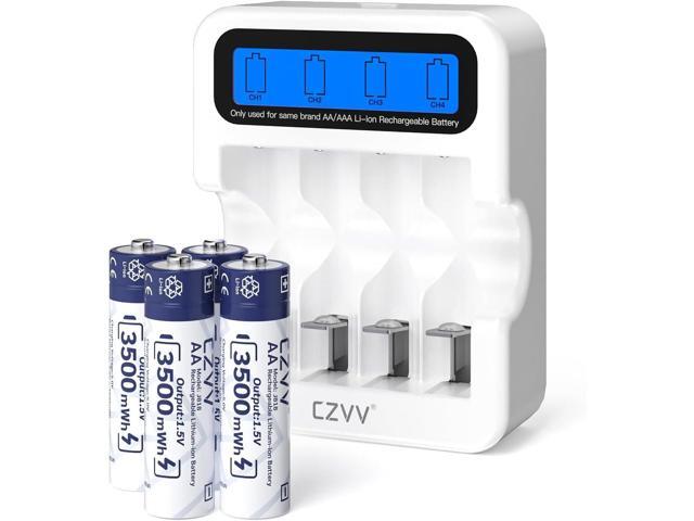 Click here for Rechargeable Lithium AA 1.5V Batteries 4-Pack Larg... prices