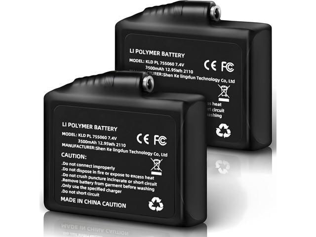 Click here for 3500mAh 7.4V Battery Pack of 2  Batteries for Heat... prices