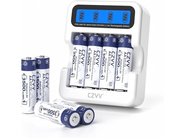 Click here for Rechargeable Lithium AA 1.5V Batteries 8-Pack Larg... prices