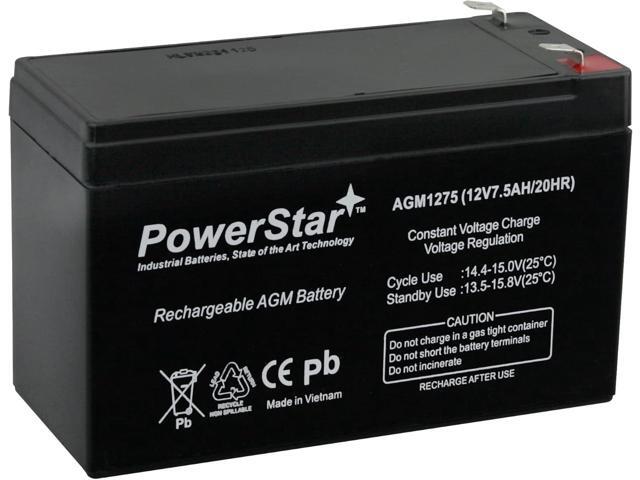 Click here for PowerStar 12V 7.5AH Replacement Battery for APC ES... prices