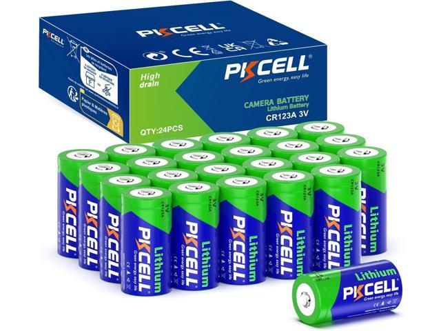 Click here for PKCELL CR123A 3V Lithium Battery 24-Pack 123A Batt... prices