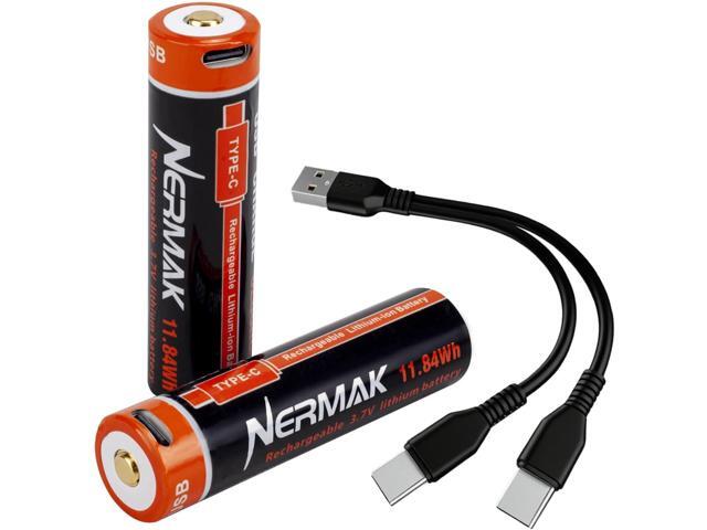 Click here for NERMAK 3.7V 3200mAh USB Rechargeable Lithium lon B... prices
