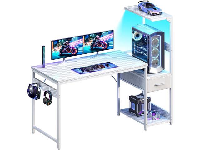 Click here for Casaottima 48 Inch Gaming Desk with Storage & LED... prices