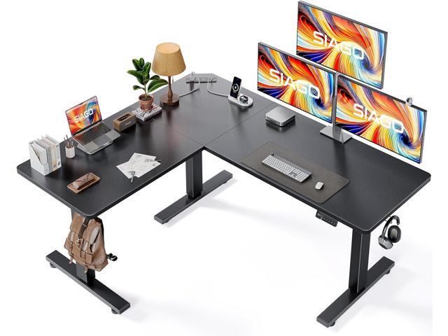 Click here for SIAGO L-Shaped Standing Desk - 63 x 55 Inch Adjust... prices