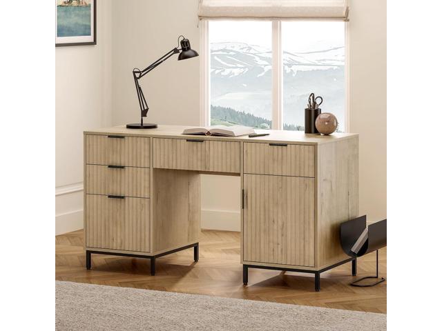 Click here for 55 Fluted Executive Desk  Modern Wood Home Office... prices