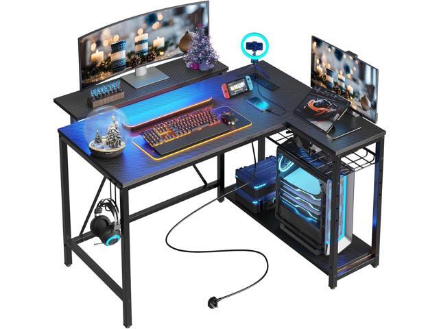 Click here for Bestier Gaming Desk with Power Outlets  42 L-Shape... prices