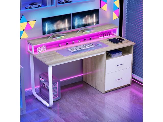 Click here for DWVO Computer Desk with Drawers  47.2 Office Desk... prices