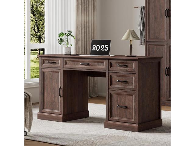 Click here for 58 Farmhouse Executive Desk  Wood Home Office Desk... prices