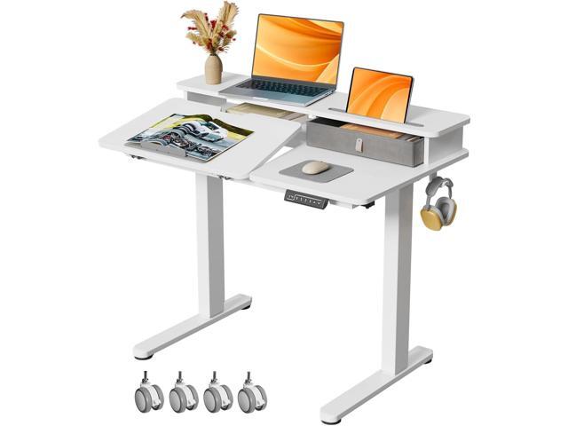 Click here for White Standing Desk60° Tiltable Height Adjustable... prices