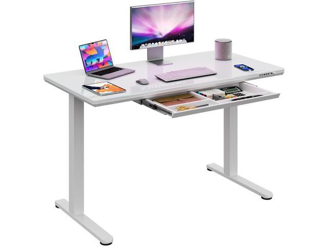 Click here for DEVAISE Standing Desk with Drawers  Whole-Piece Gl... prices