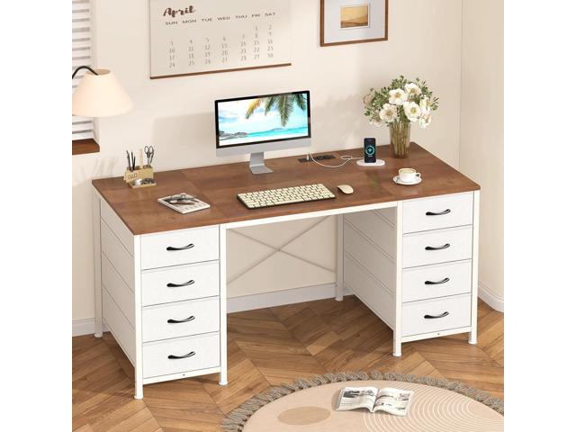 Click here for 50 Inch Computer Desk with 8 Drawers  Home Office... prices