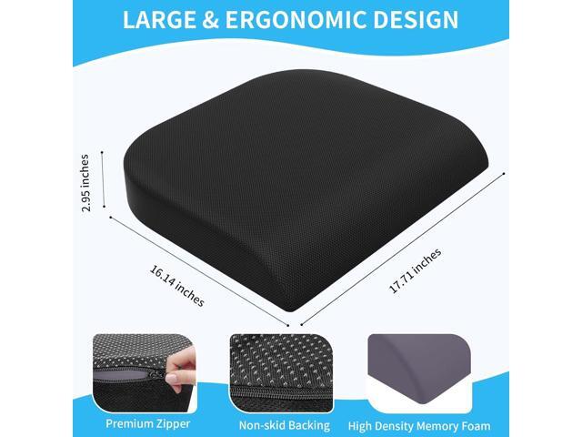 Click here for Large Seat Cushion  Memory Foam Cushion for Long S... prices