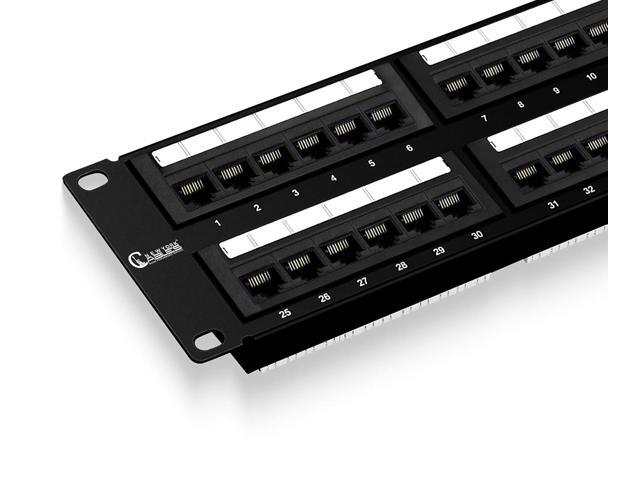 Click here for NewYork Cables 48 Port Cat6 Patch Panel 10Gb Ether... prices