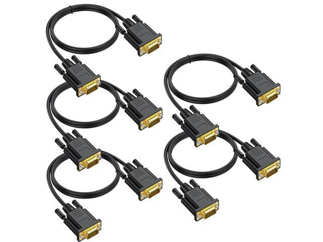 Click here for VGA Cables 3FT 5-Pack Computer VGA to VGA Monitor... prices
