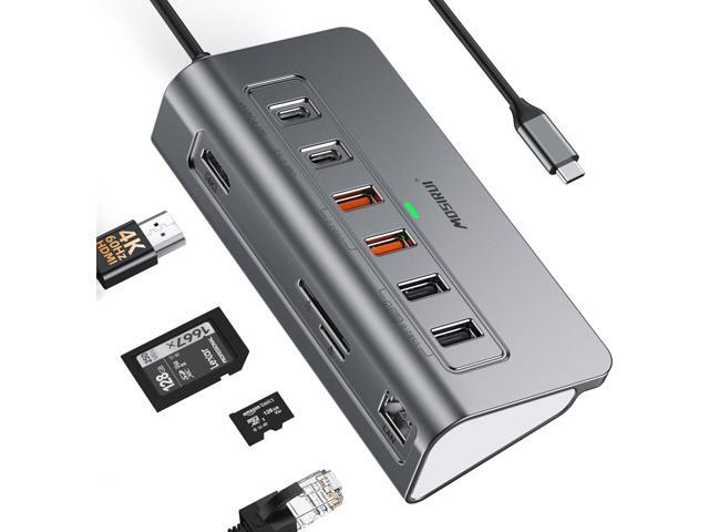 Click here for USB C Hub Ethernet 10-in-1 USB C Docking Station w... prices