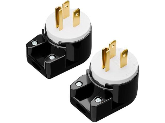 Click here for (2Pack) Nema 5-15P Plug 15A 125V Right Angle AC Pl... prices