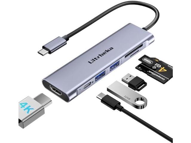 Click here for USB C Hub 7-in-1 USB-C Dongle with 4K HDMI Multipo... prices