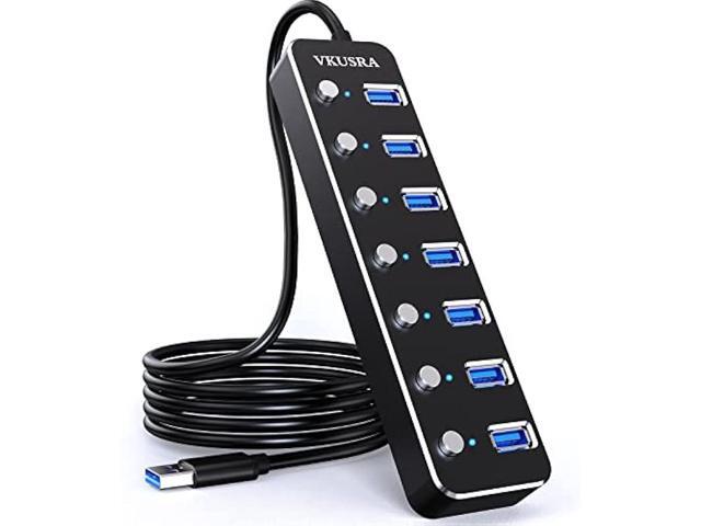 Click here for USB Hub  VKUSRA 7 Port USB Hub 3.0 with 4ft USB Lo... prices