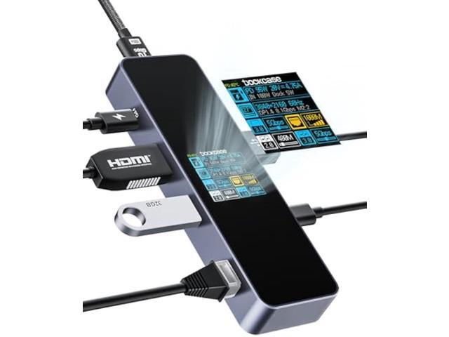 Click here for DOCKCASE Visual Smart USB C Hub (6-in-1) with HDMI... prices