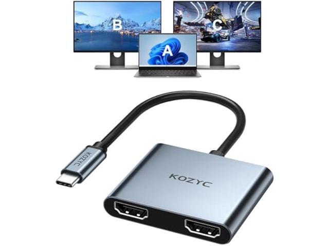 Click here for USB C to Dual HDMI Adapter 4K@60hz  Type C to HDMI... prices