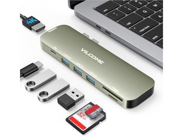 Click here for Vilcome USB C Hub for MacBook  7-in-2 Multiport Ad... prices