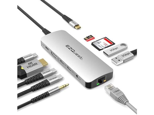 Click here for EZQuest USB-C Hub Docking Station 10 in 1 with 4K... prices