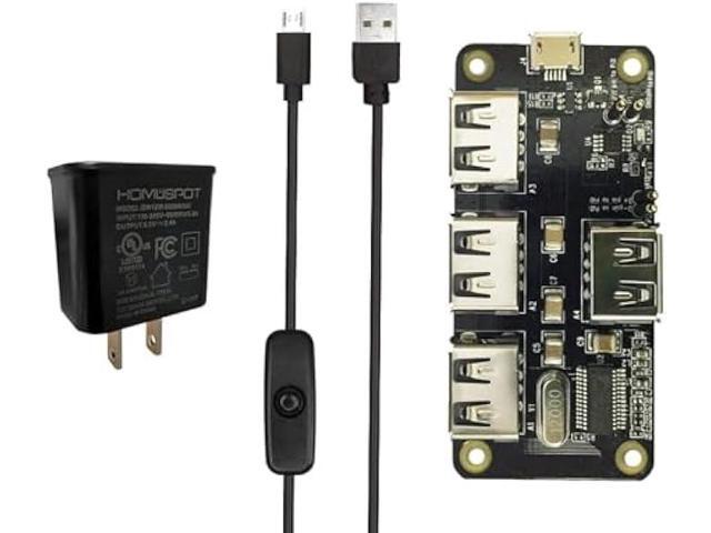 Click here for 4-Port Stackable USB Hub HAT for Raspberry Pi Zero... prices