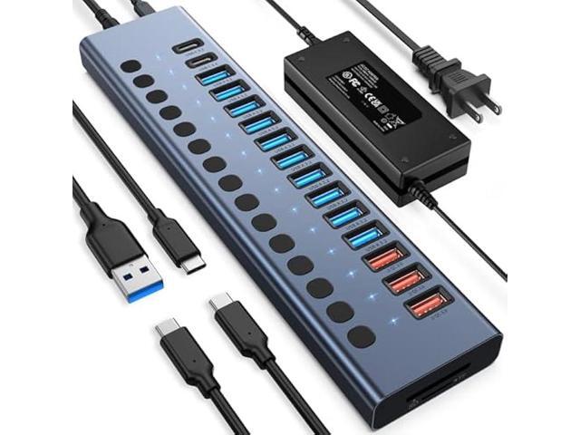 Click here for Powered USB Hub 10Gbps  17 Ports 96W USB 3.2 Hub(1... prices