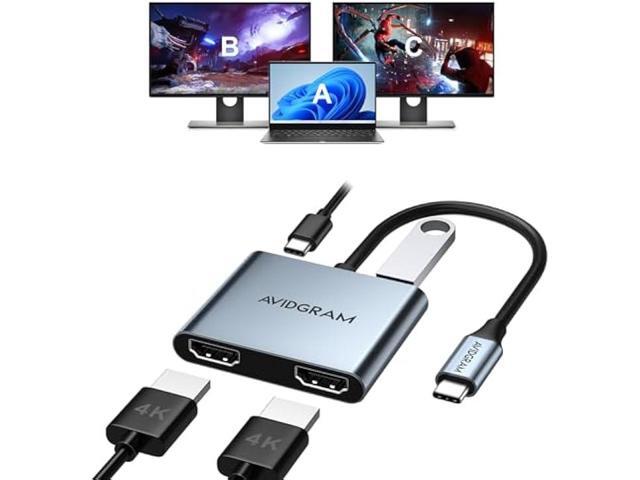 Click here for USB C to Dual HDMI Adapter 4K 30Hz  AVIDGRAM USB C... prices