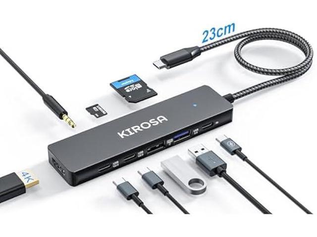 Click here for KIROSA USB-C Hub  5 Ports USB 3.0  4K HDMI  Displa... prices