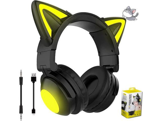 Click here for Cute Cat Ear Bluetooth Headphones with Built-in Mi... prices