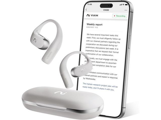 Click here for OpenNote AI Voice Recorder Open Ear Headphones wit... prices