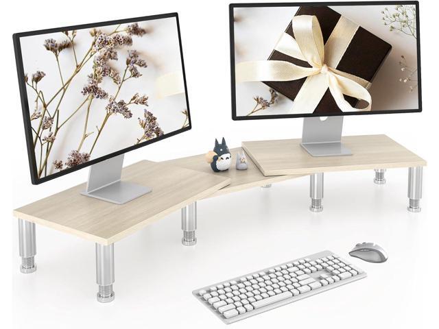 Click here for AX Waber Dual Monitor Riser - Adjustable Length &... prices