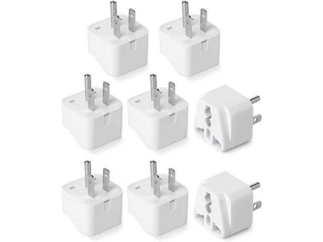 Click here for Bates- Universal Adapter  8 Pack  White Travel Ada... prices