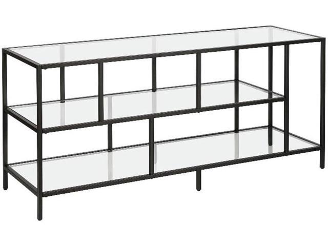 Click here for Henn & Hart Rectangular TV Stand with Glass Shelve... prices