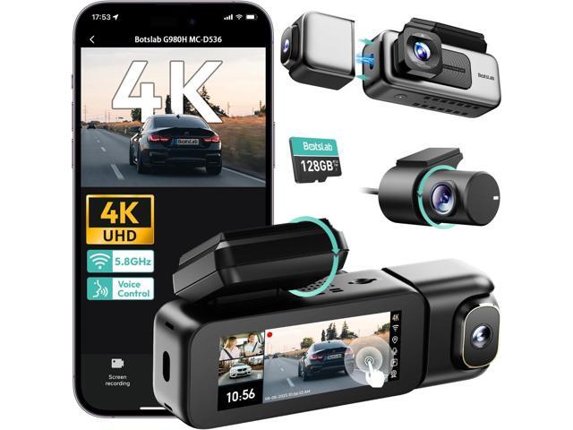 Click here for BOTSLAB 3 Channel Dash Cam 4K with 128GB Card  3.1... prices