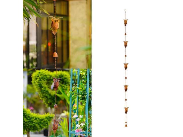 Click here for Charming Iron Owl Rain Chain For Courtyard Eaves -... prices