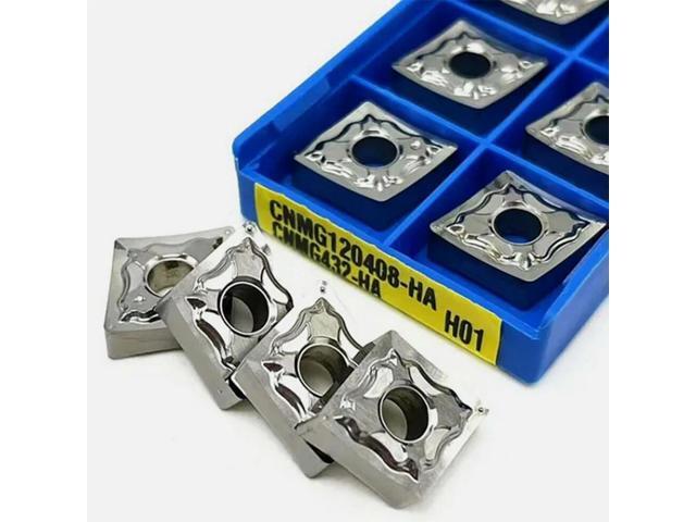 Click here for 10pcs CNMG120408-HA CNMG432 Cemented Carbide Turn... prices