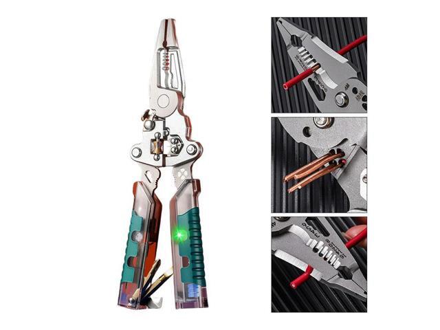 Click here for Folding Wire Strippers Voltage Testing Cable Cutti... prices