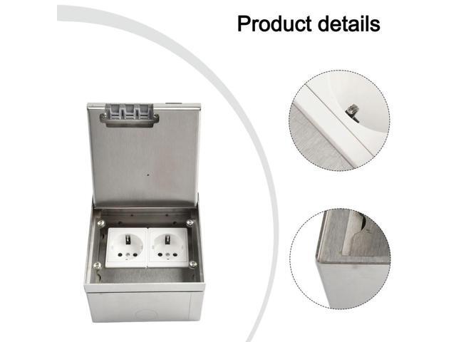 Click here for 1PC 16A AC250V Recessed Stainless Steel Floor Sock... prices