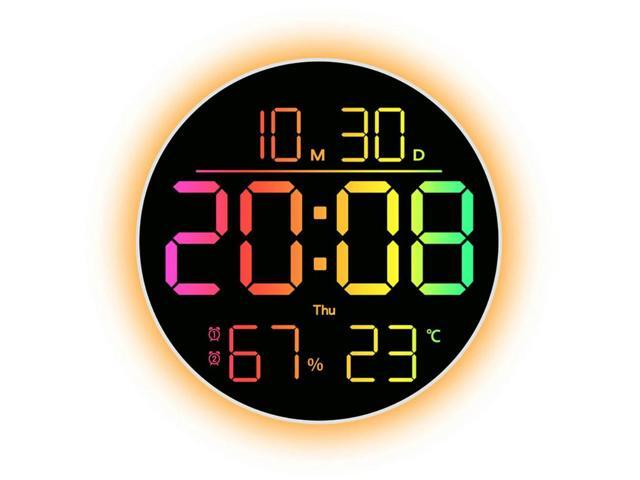 Click here for Adjustable Brightness RGB Wall Clock with Remote C... prices