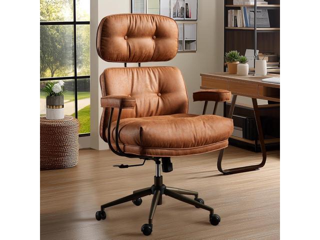 Click here for Mid Century Modren Big and Tall Office Chair Large... prices