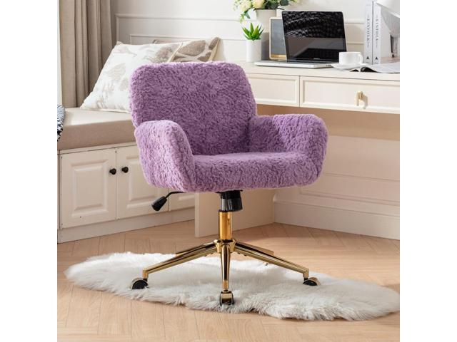 Click here for HomVent Faux Fur Desk Chair  Modern Furry Cute Off... prices